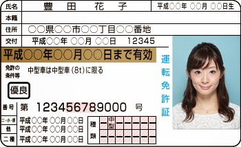 Yusuke Japan Blog: Each Japanese driver’s license has a color which you ...